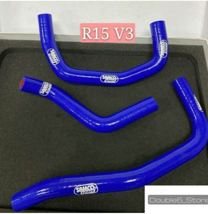 R15 V3 MT15 RACING SILICONE RADIATOR HOSE COOLANT HOSE BLUE COMPLETE ...