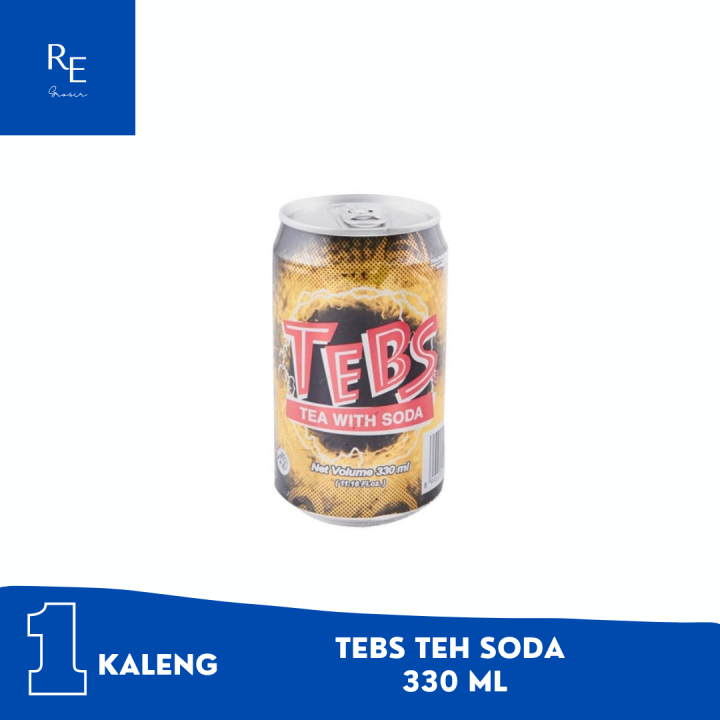 GROSIR Tebs Tea With Soda Teh Soda Kaleng 330 mL | Lazada Indonesia