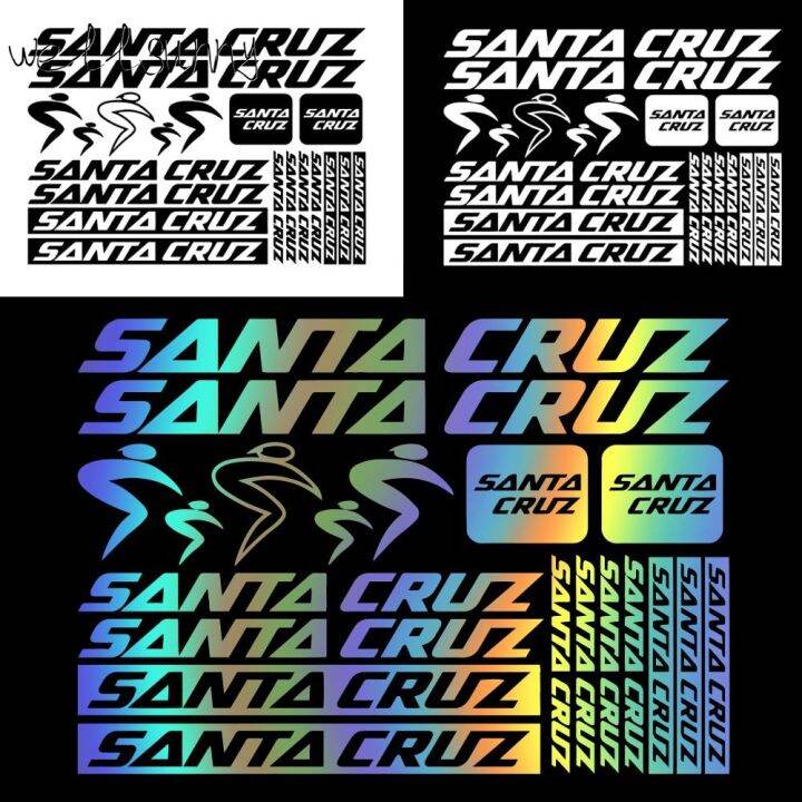 Reflective Color Santa Cruz Bike Stickers Vinyl Decal For Road Bike ...