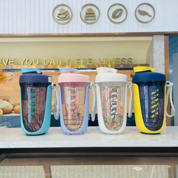 🔥🔥🔥แก้วเชคโปรตีน แก้วชงเวย์ แก้วผสมเวย์ ถ้วยน้ำกีฬา 590ml | Lazada.co.th