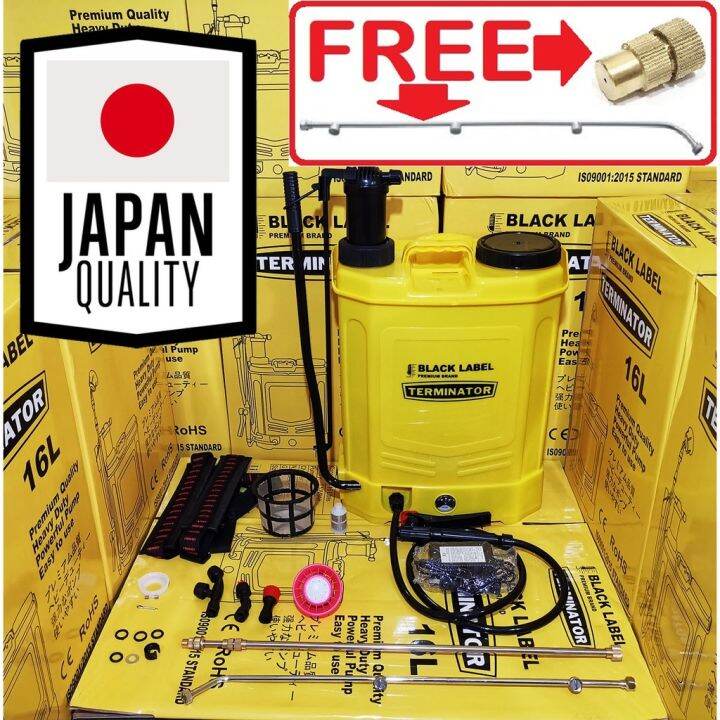 [JAPAN TERMINATOR] KNAPSACK SPRAYER 2 in 1 Electric Rechargeable and ...