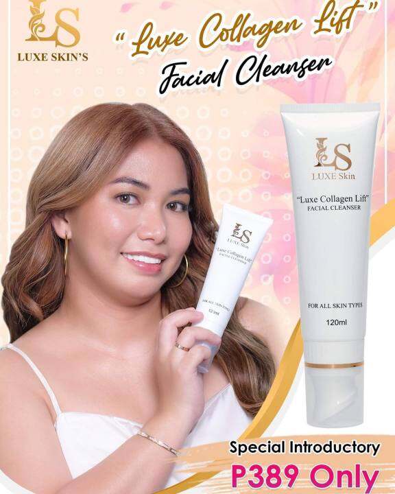 Luxe Collagen Lift Facial Cleanser 120ml by Luxe Skin | Lazada PH