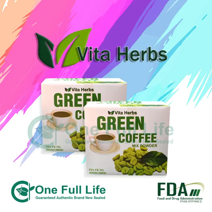 Vita Herbs GREEN Coffee x 2 BOXES | Lazada PH