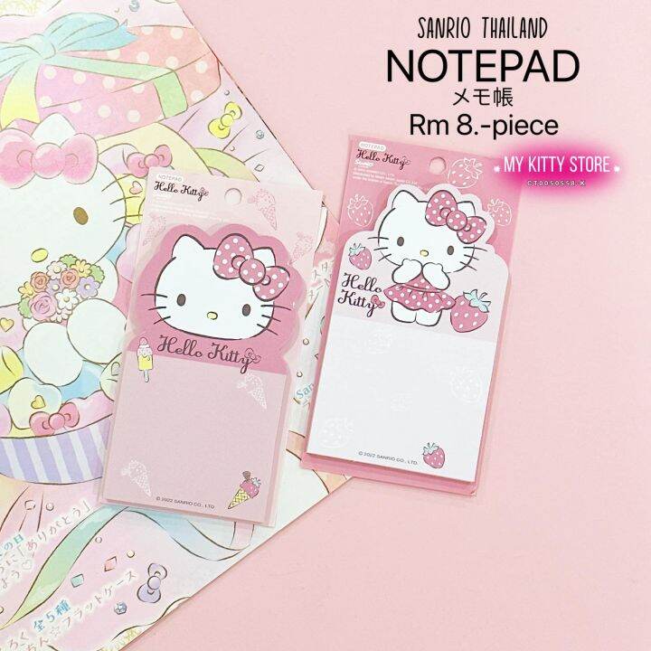 Moshi Moshi Thailand X Sanrio Hello Kitty Notepad Note Paper | Lazada
