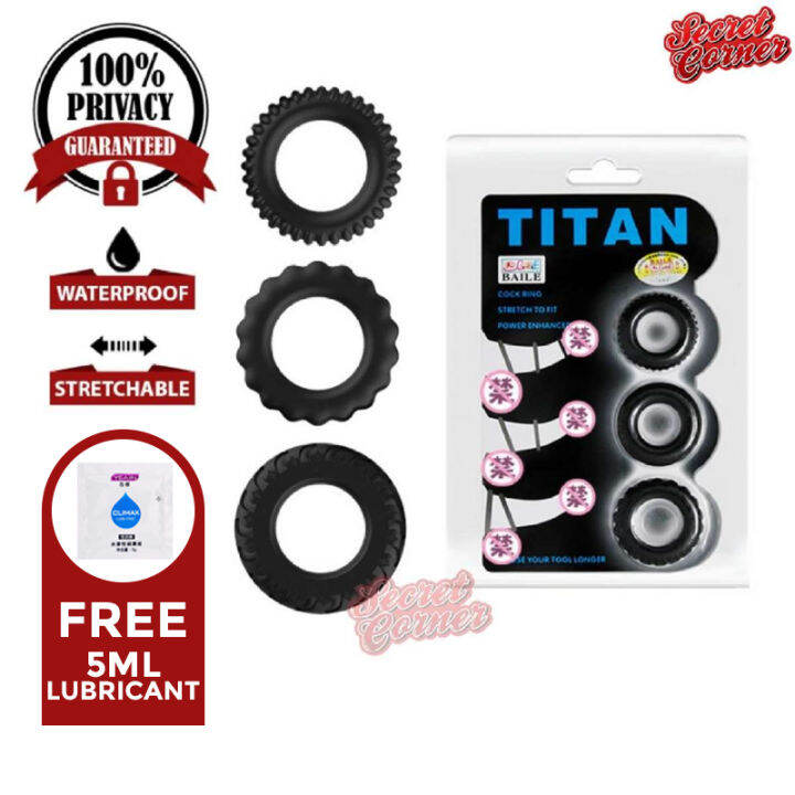 Secret Corner RingO Atomic Jock 3pc Set Penis Premium Cock Rings Male ...