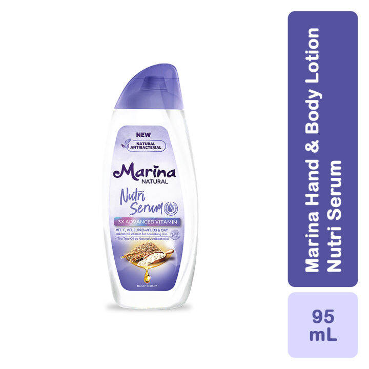 Marina Hand & Body Lotion Natural Nutri Serum 95ml | Lazada PH