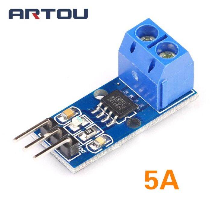 5a โมดูลเซ็นเซอร์ปัจจุบันของห้องโถง Acs712รูปแบบสำหรับ Arduino | Lazada ...