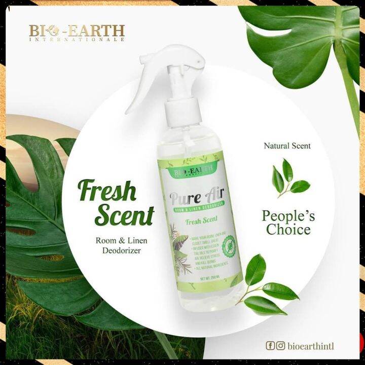 FRESH SCENT (PURE AIR SPRAY DEODORIZER DISINFECTANT) 250ml | Lazada PH