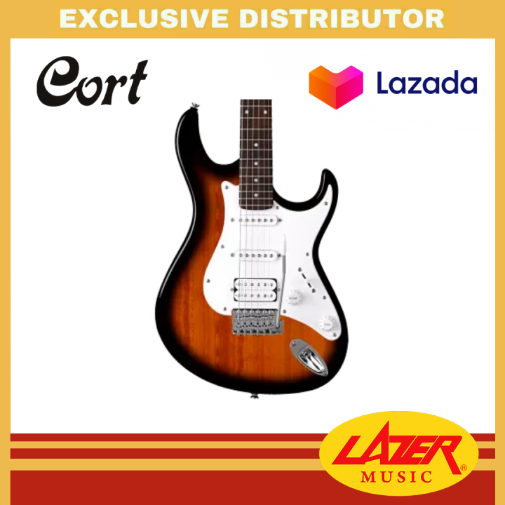 Cort G110 G Series Double Cutaway HSS Electric Guitar With Bag (G110 ...