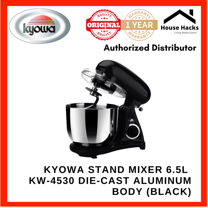 Kyowa Stand Mixer 6.5 liters KW-4530 Die-Cast Aluminum Body (Black ...