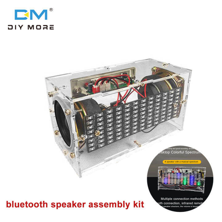 diymore Bluetooth Speaker Assembly Kit Music Voice Control Spectrum ...
