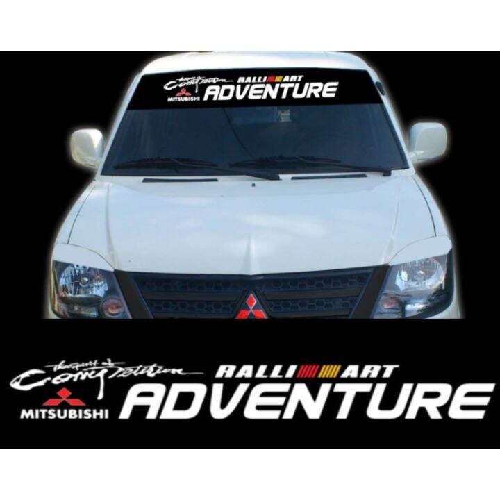 Mitsubishi Adventure Windshield Decal [ C.O.D] | Lazada PH