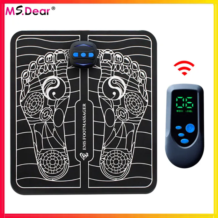 EMS Foot Massager Leg slimming Pulse Acupuncture Muscle Stimulation ...