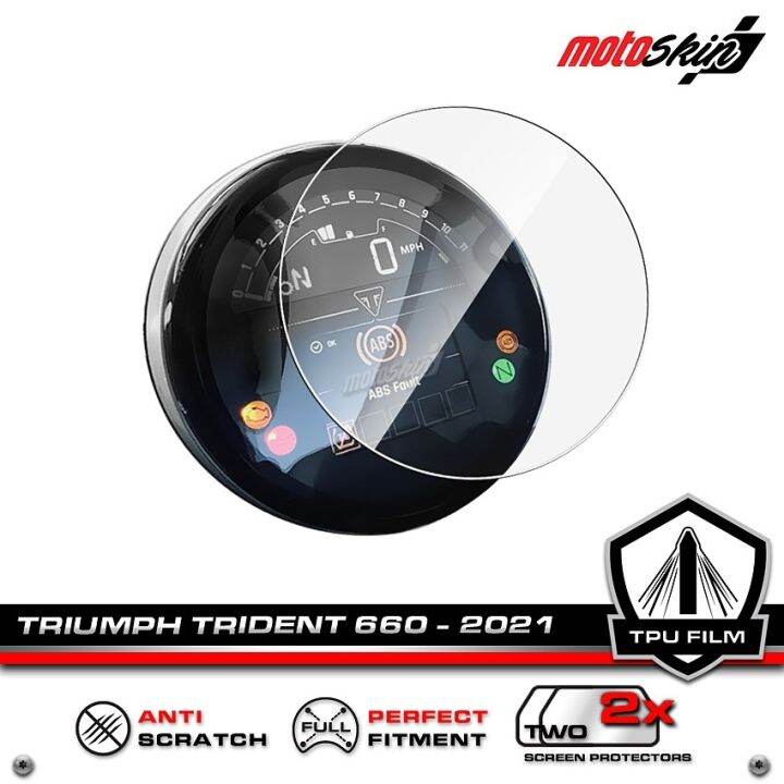 ☄ SpCsiIBr ฟิล์มกันรอยหน้าปัด TRIUMPH TRIDENT 660 PRO Dashboard ...