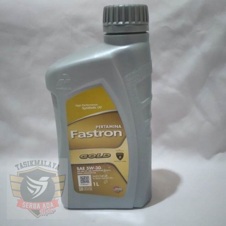 OLI PERTAMINA FASTRON GOLD SAE 5W-30 1 LITER ASLI | Lazada Indonesia