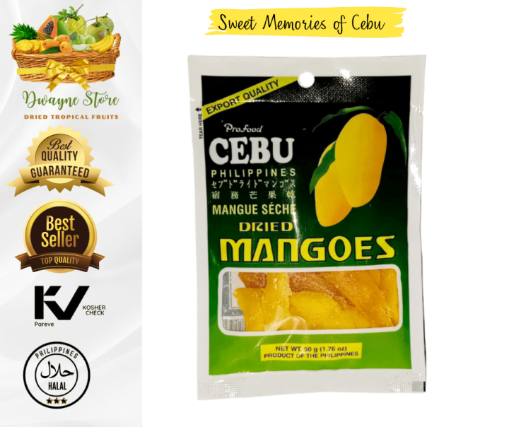 CEBU DRIED MANGO SLICE 50G | Lazada PH