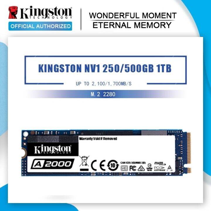 Kingston NV1 250/500GB 1TB M.2 2280 NVMe PCIe Internal SSD - Solid ...