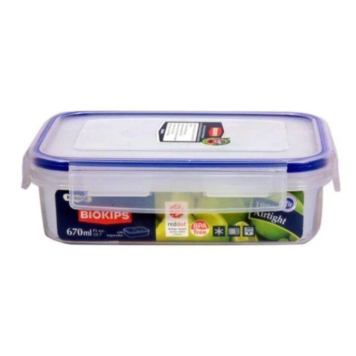 Biokips Rectangular 670ml | Lazada PH