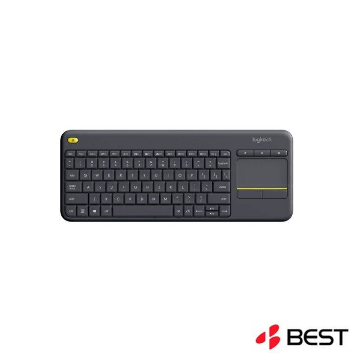 Logitech Wireless Touch Keyboard K400 Plus HTPC Keyboard for PC ...