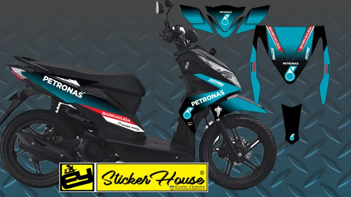 Honda Beat V2 fi Decals Laminated | Lazada PH