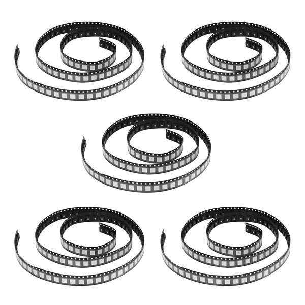 100PCS WS2812B RGB LED Chip 5050SMD White PCB WS2812 Individually ...