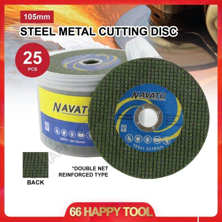25pcs 4" Stainless Steel Metal Cutting Disc Ready Stock 4 Inch 105mm ...
