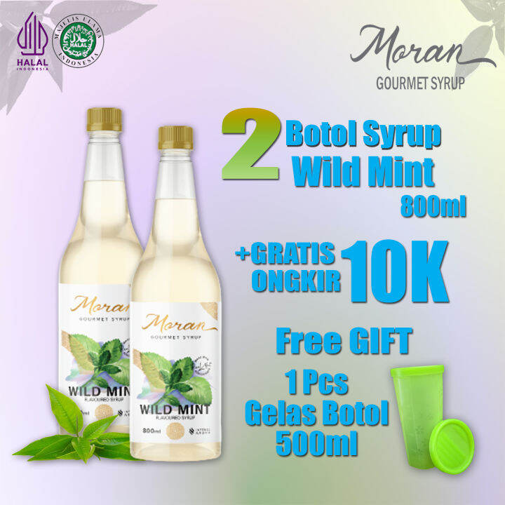 Sirup Moran Wild Mint Topping Minuman Makanan 800ML | Lazada Indonesia