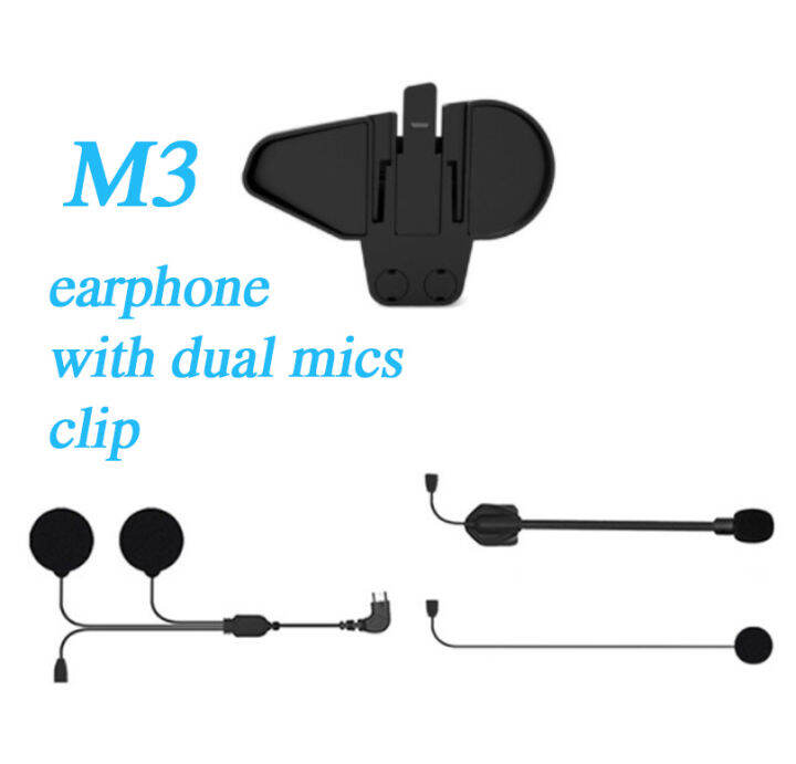 Original Maxto M3 Earphone Dual Mics + Clip Maxto M3 Accessories ...