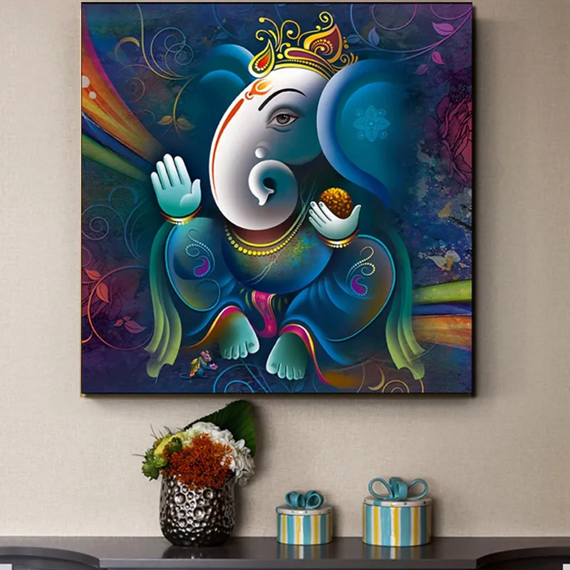 Lord Ganesha Paintings Modern Hd