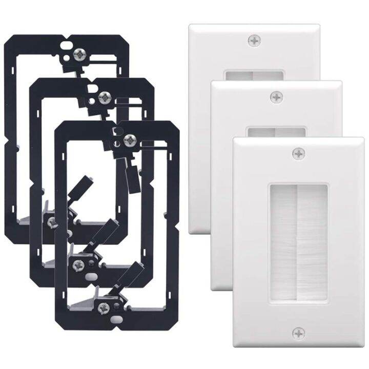 Cable Pass Through Exterior Wall QWORK Low Voltage Mounting Bracket, 20 ...