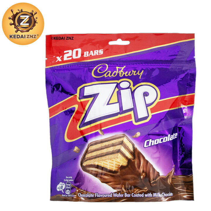 Chocolate Cadbury Zip Chocolate Bag (20 BARS) 160g Coklat | Lazada
