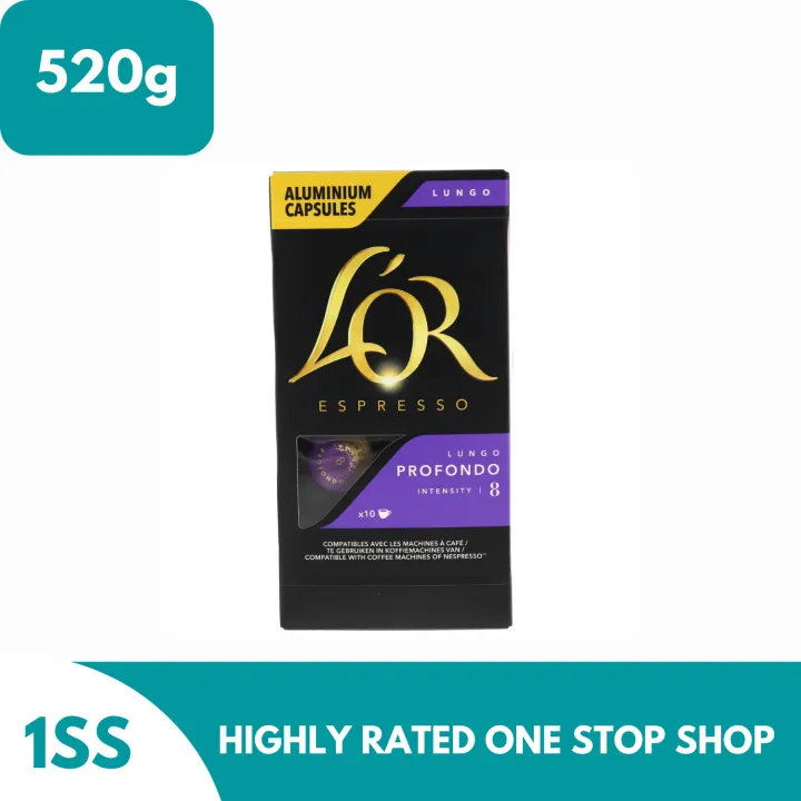 Lor Espresso Intensity 8 Lungo Profondo Ground Coffee Capsules 520g | Lazada PH