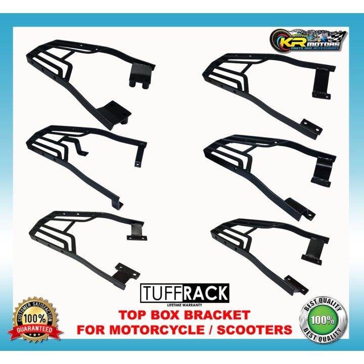 Monorack Top Box Bracket Flat Bar for Motorcycle / Scooters - TUFF Rack ...