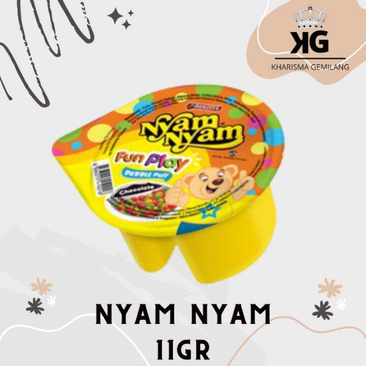 NYAM NYAM - NYAM-NYAM RICE CRISPY 11GR (1 PCS) Snack Cemilan Anak Murah ...