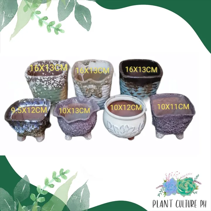 Artisan Ceramic Planters Pots for Plants and Garden By Plant Culture PH ...