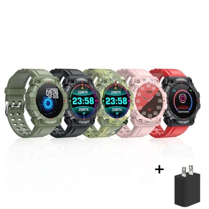 นาฬิกาอัจฉริยะสำหรับชายและหญิง,สมาร์ทวอทช์กันน้ำดีไซน์ใหม่นาฬิกาดิจิทัล Y56 FD68S สายรัดข้อมือ ...