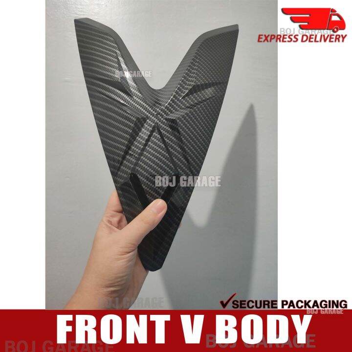 Yamaha AEROX V1 FRONT V BODY CARBON | Lazada PH