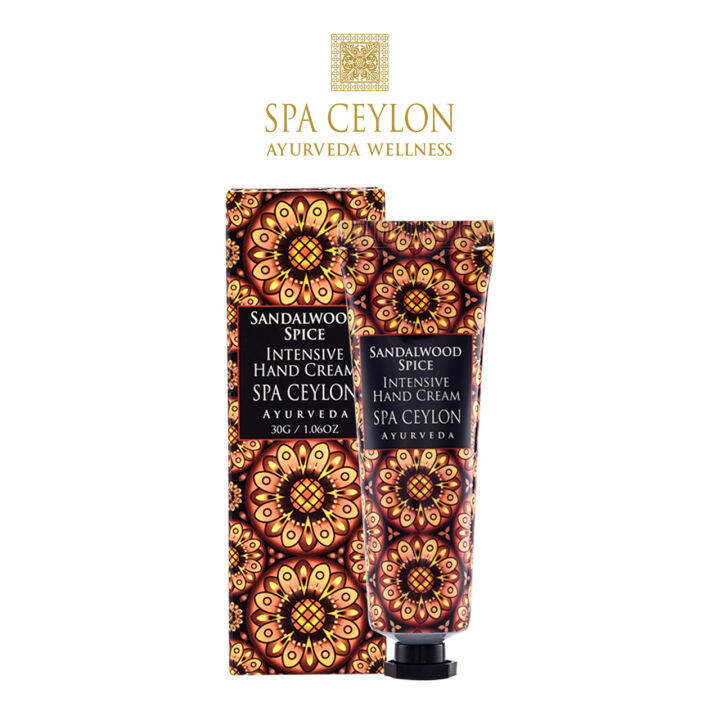 Spa Ceylon Ayurveda SANDALWOOD SPICE Intensive Hand Cream 30G | Lazada
