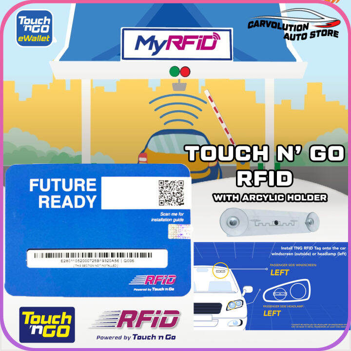 🔥 READY STOCK 🔥 Touch ‘n Go Self Fitment (DIY) RFID Tag Sticker RFID ...