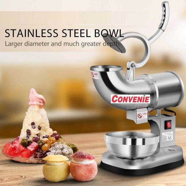 *PROMO* Commercial Stainless Steel Electric Dual Blade Ice Shaver ...