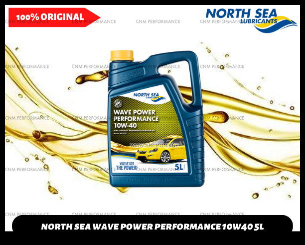 704758-5L NORTH SEA 10w40 WAVE POWER PERFORMANCE Semi Synthetic Engine Oil 5L | Lazada