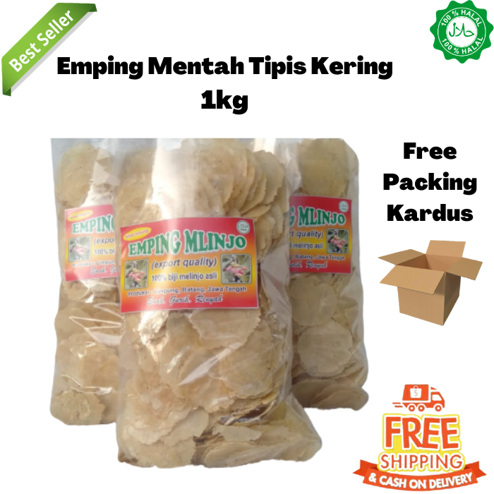 EMPING MELINJO MENTAH KUALITAS SUPER ASLI LIMPUNG BATANG (1KG) | Lazada ...
