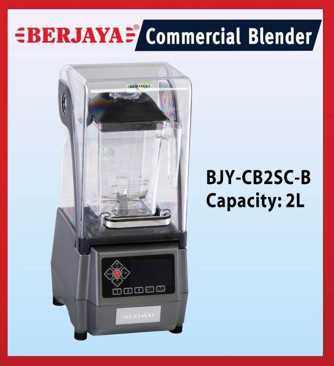 Berjaya Commercial Blender With Cover (2L) BJY-CB2SC-B | Lazada