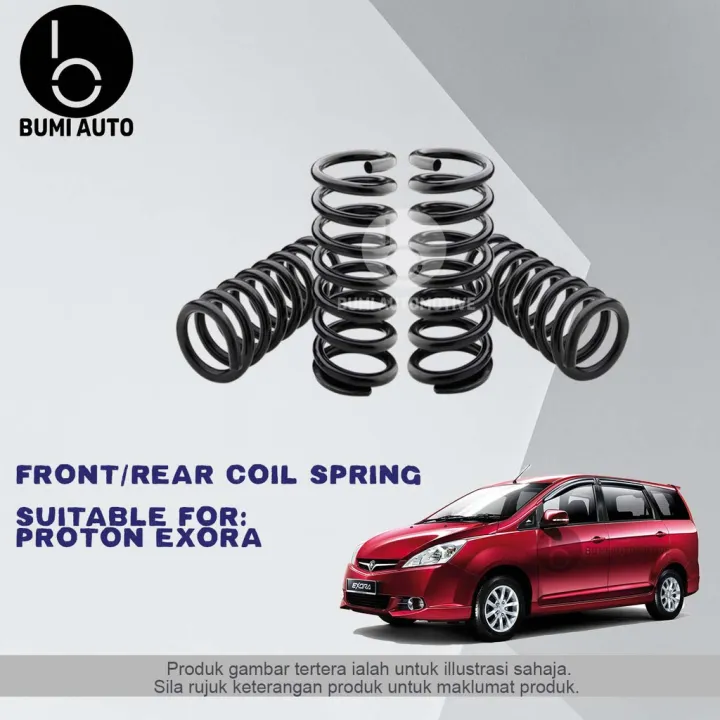 Proton Exora Rear (Belakang) Heavy Duty (HD) Coil Spring 2pcs | Lazada