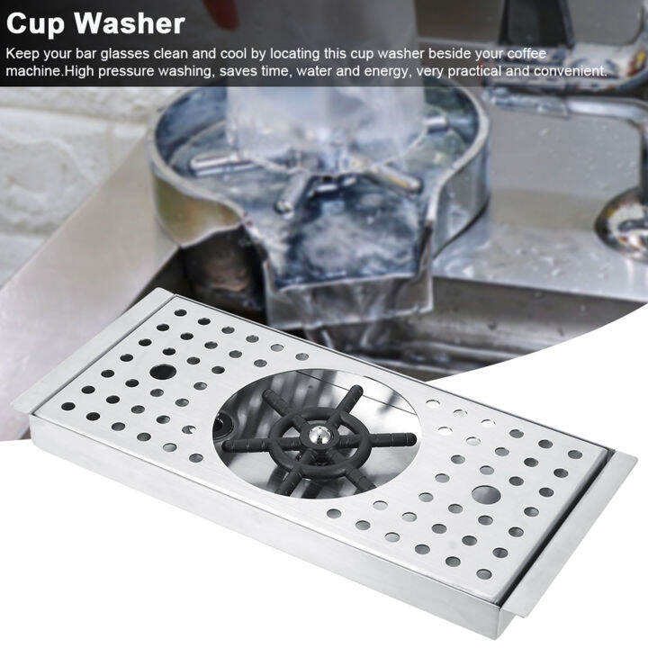 G1/2in อัตโนมัติสแตนเลสถ้วยเครื่องซักผ้าทำความสะอาดกระจก Rinser สำหรับ ...