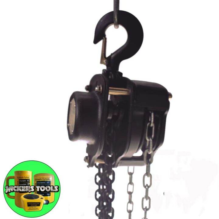 Jackers Tools 3T x 3m Chain Block Heavy Duty Chain MANUAL LIFTING BLOCK ...