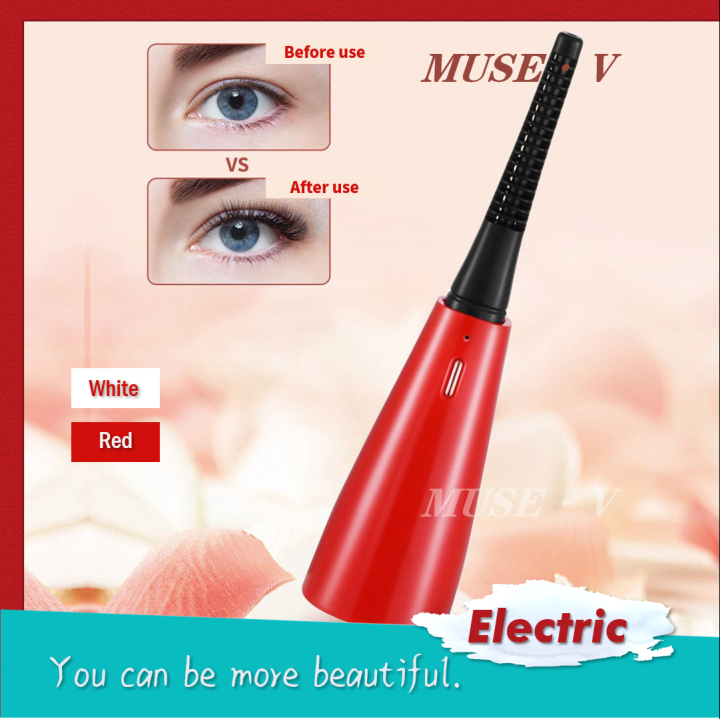 【MUSE·V】Adjustable Tempe Electric Eyelash Lashes Curler 12CM USB ...