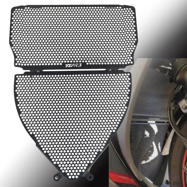 YZF-R3 Motorcycle CNC Radiator Guard Grille Cover Cooler Protector ...