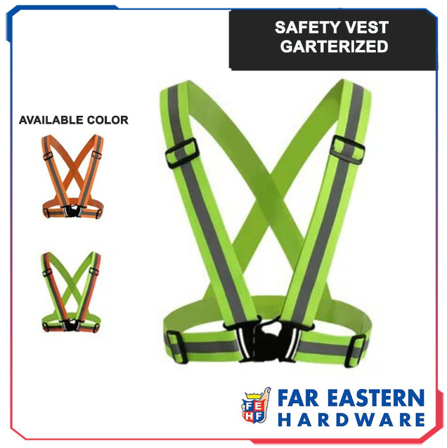 Safety Vest Garterized Reflective and Adjustable (Sold per piece ...