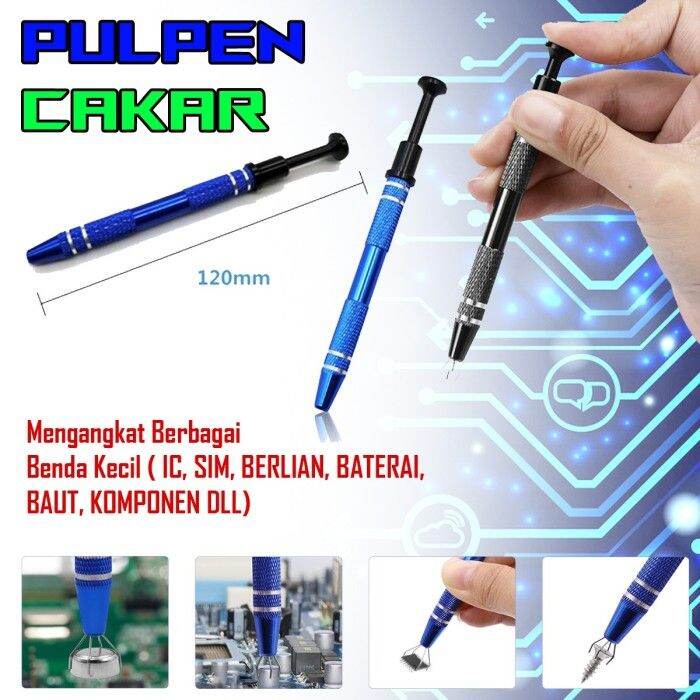 Pulpen Cakar Extractor Diamond Grabber Claw Pen Pickup Benda Kecil IC ...